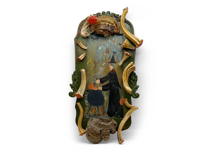 Barbara Strawser Folk Art Painting: Punkin Stew