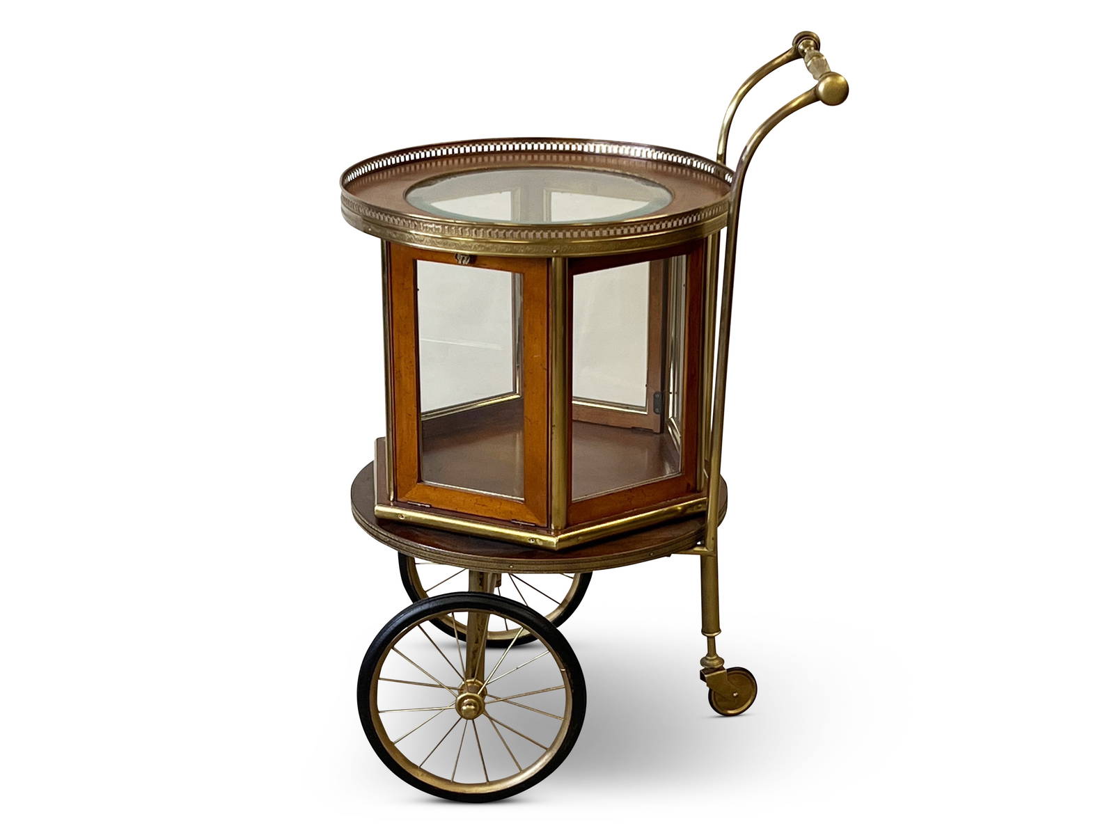 Brass Bar Carts, Tea Carts & Cellarettes for Sale at Auction