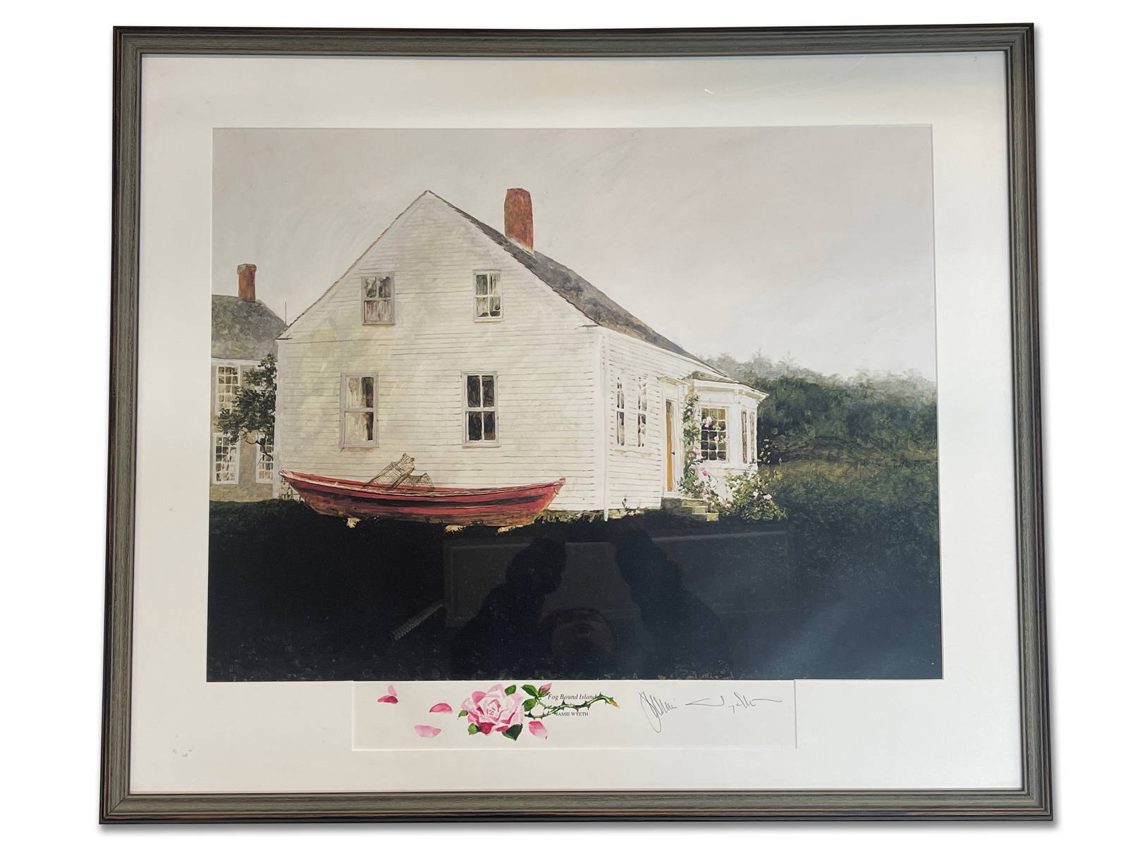 Jamie Wyeth Signed Print: Fog Bound Island Auction