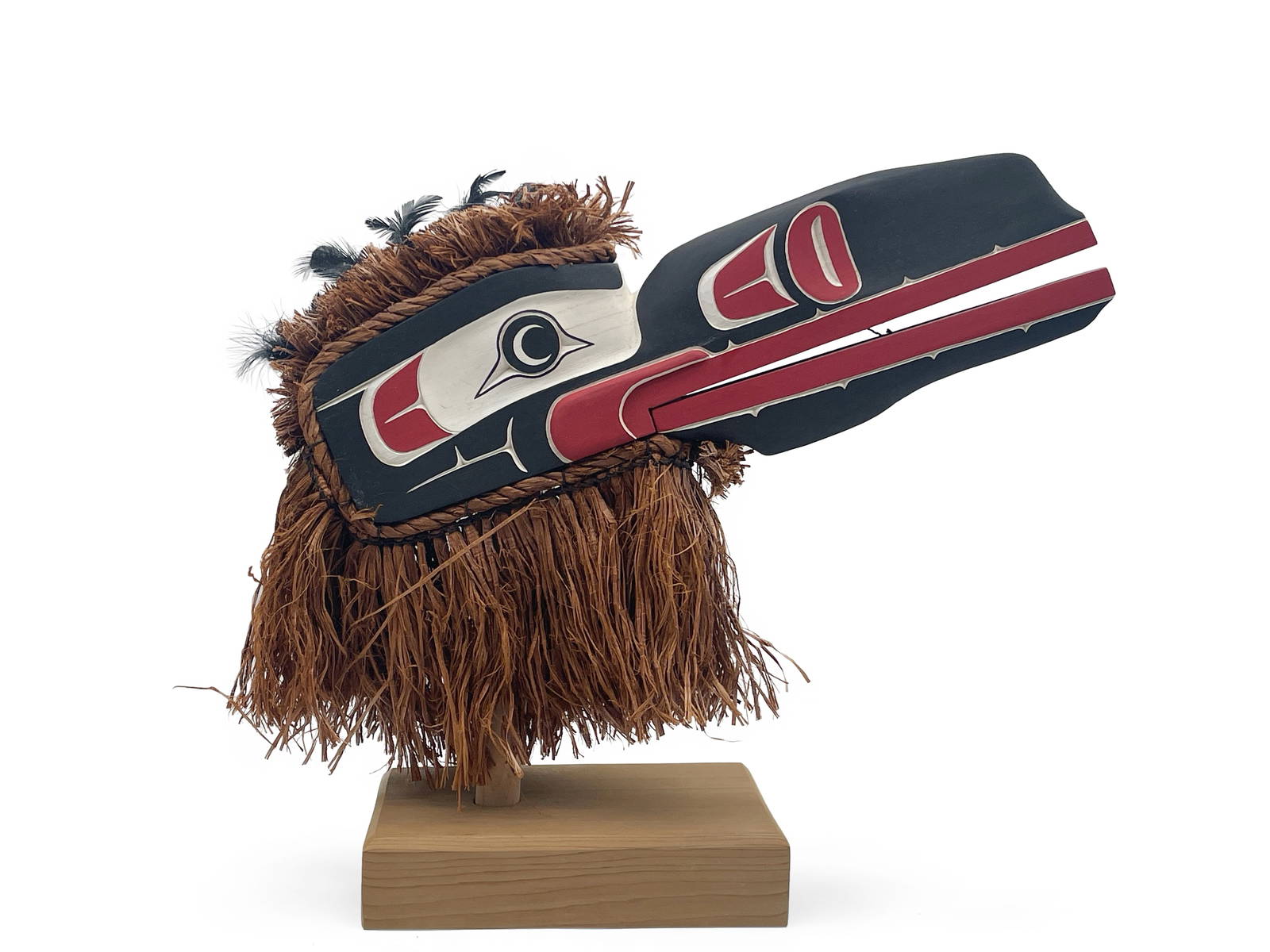 Roy Henderson Kwakiutl Raven Mask Auction