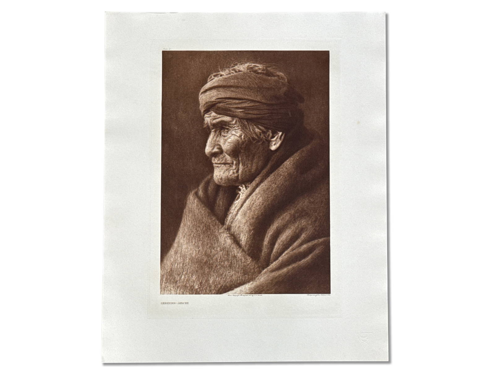 Edward S. Curtis Photogravure: Geronimo - May 30, 2025 | Briggs Auction, Inc. In Pa