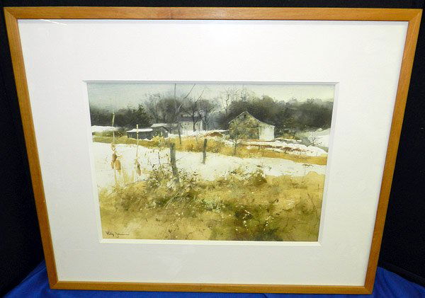 Philip Jamison. Watercolor, Landscape