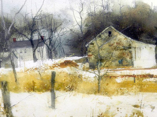 Philip Jamison. Watercolor, Landscape : Lot 141