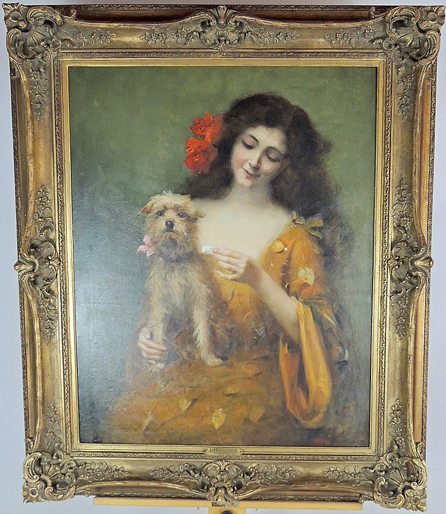 Auguste Emile Bellet, Oil on Canvas