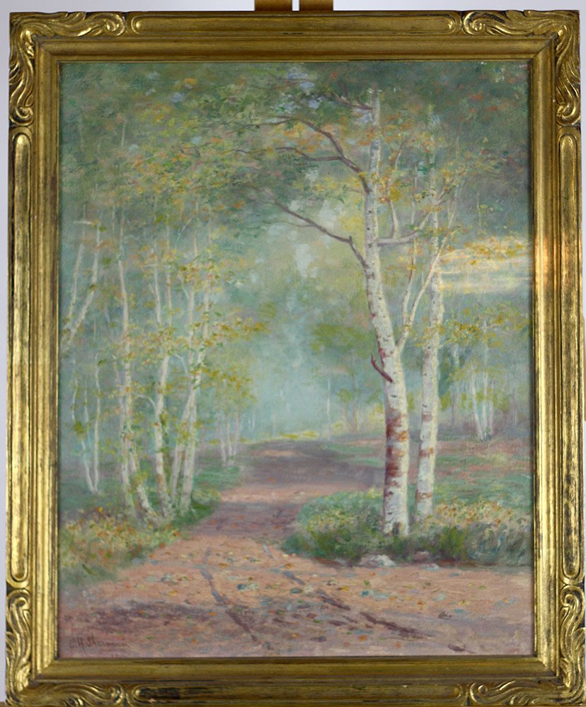 C.h. Sherman, Oil On Canvas, Landscape