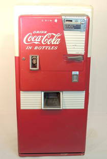 1950's Coca Cola 10 Cent Vending Machine.