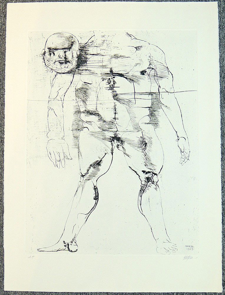 Leonard Baskin, Five Etchings