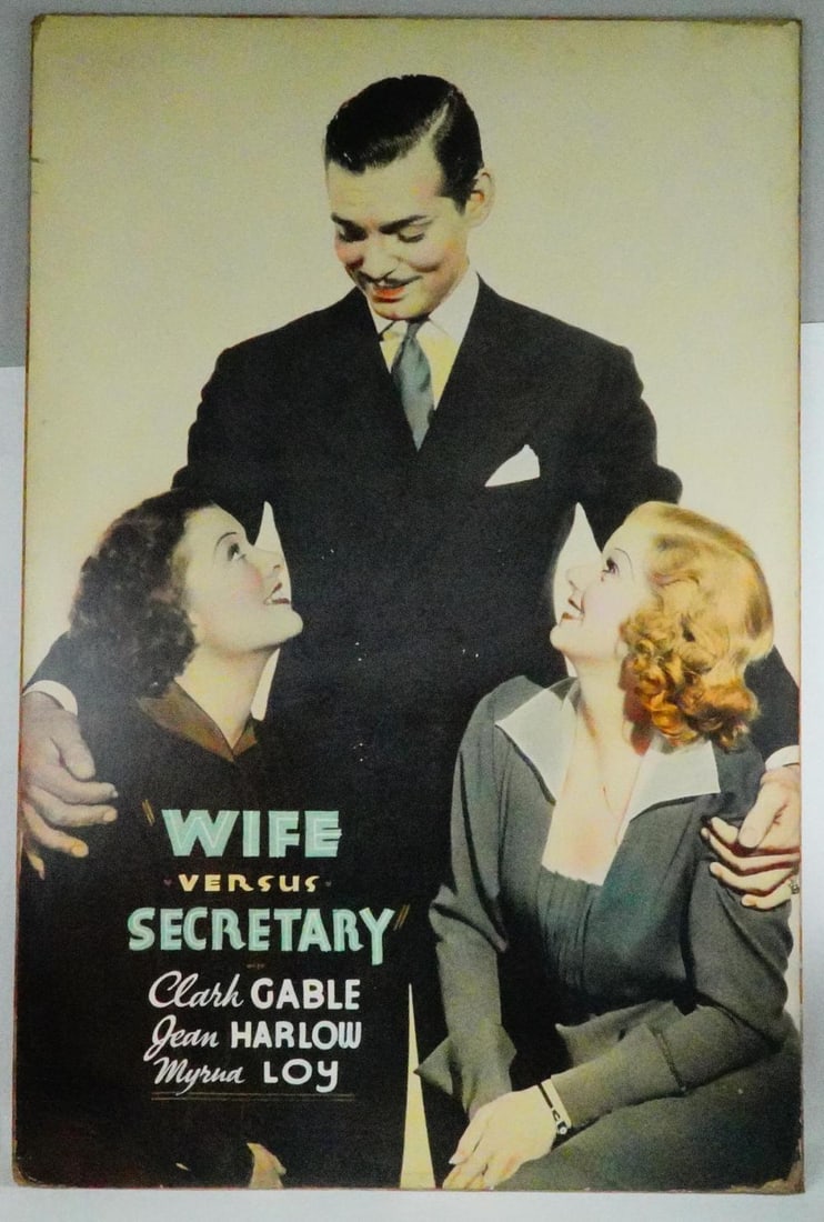 Clark Gable "wife Versus Secretary" Meloy Poster Auction