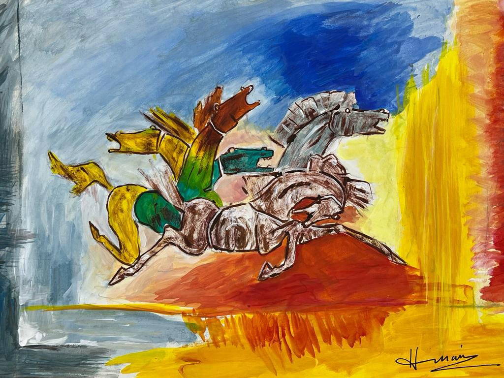 Maqbool Fida Husain (manner Of) Auction