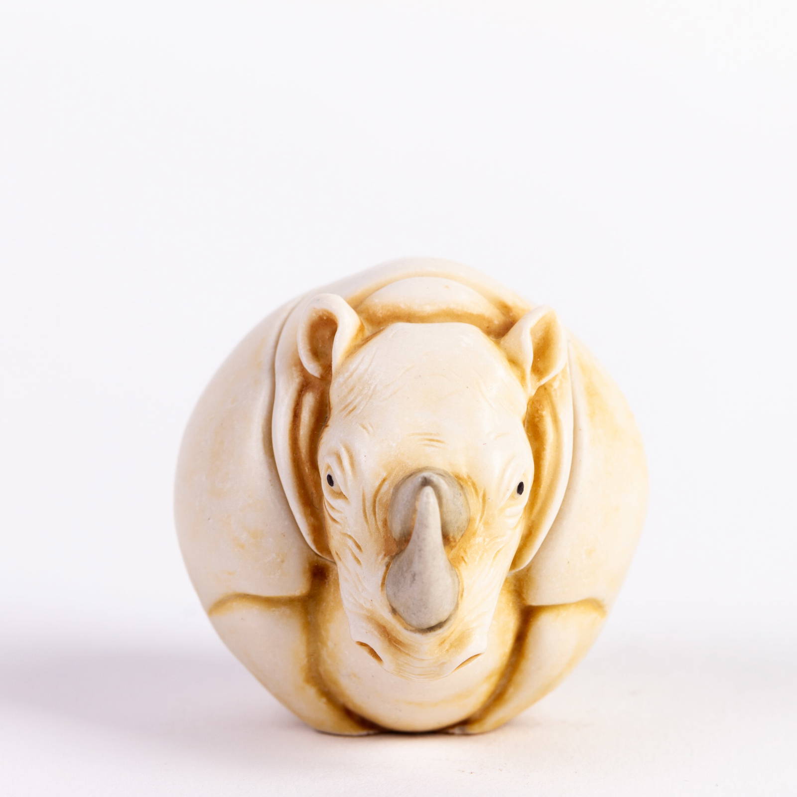 Highly Detailed Netsuke Type Figural Trinket Box Auction