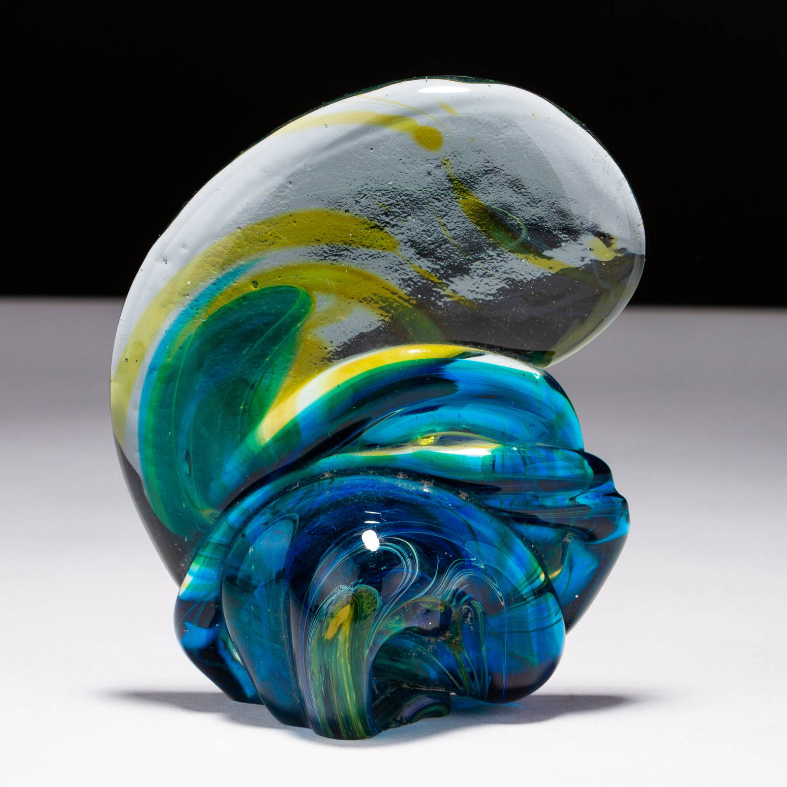 Michael Harris Mdina Glass Designer Signed Sculpture Auction