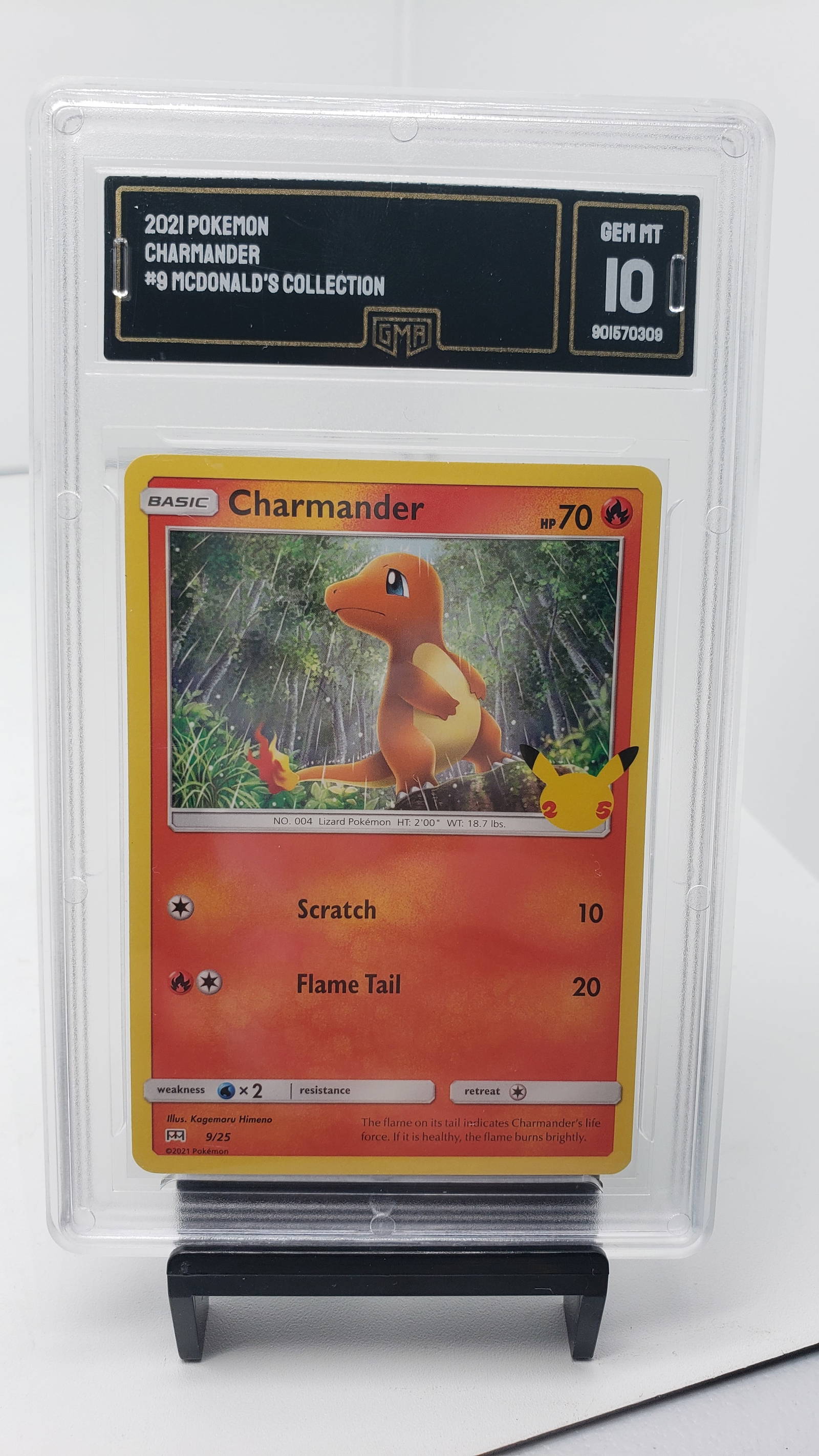 Gma 10 Charmander Mcdonald's 25th Auction
