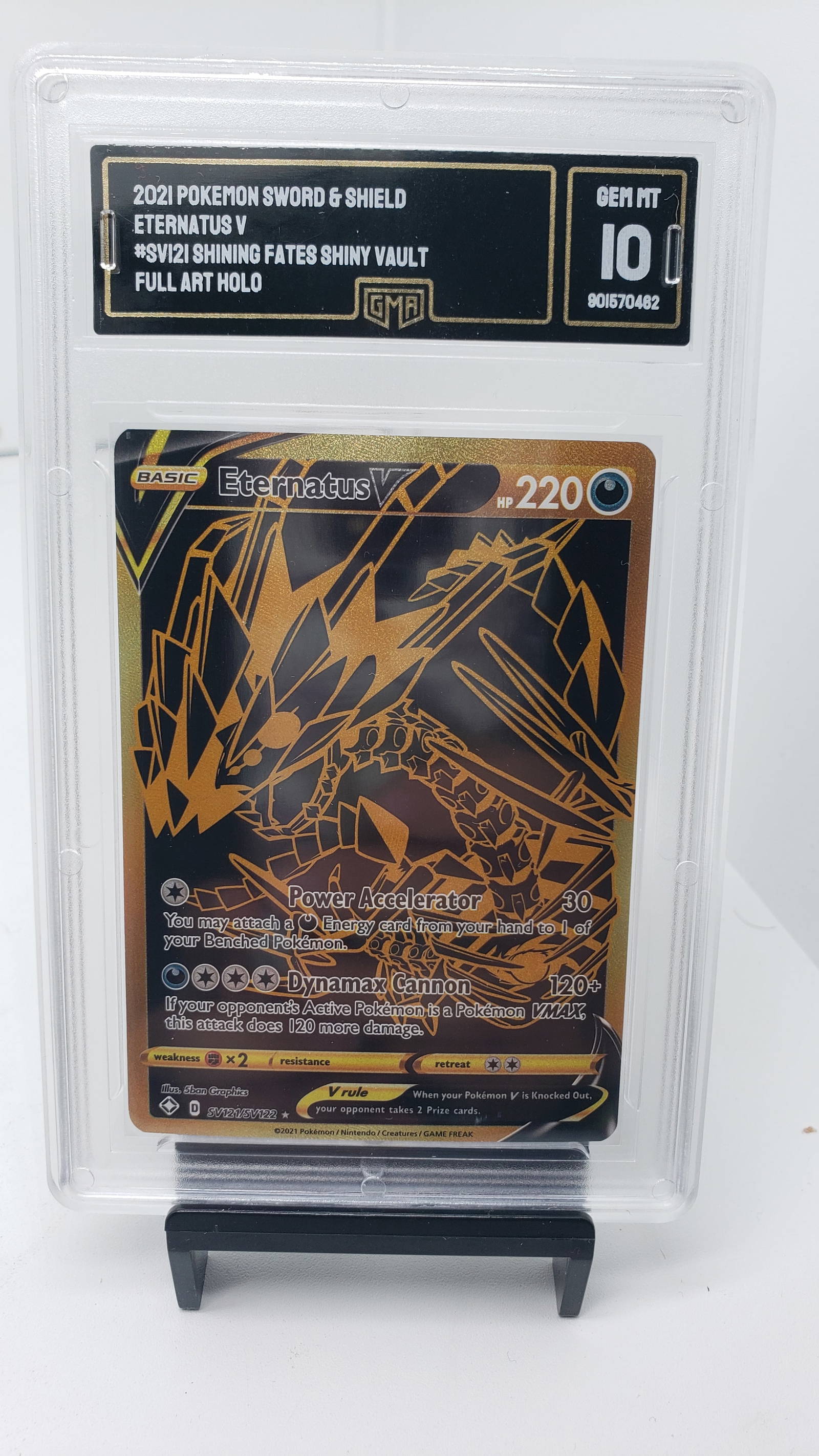 Gma 10 Eternatus V Full Art Holo Auction