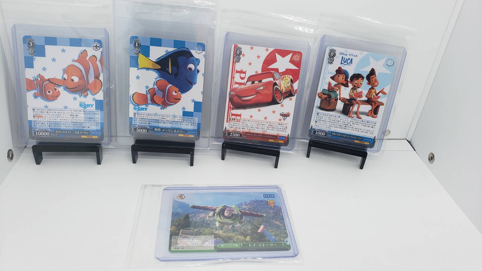 (5) Tcg Weiss Schwarz Pixar Toy Story, Finding Dory, Cars, Luca Auction