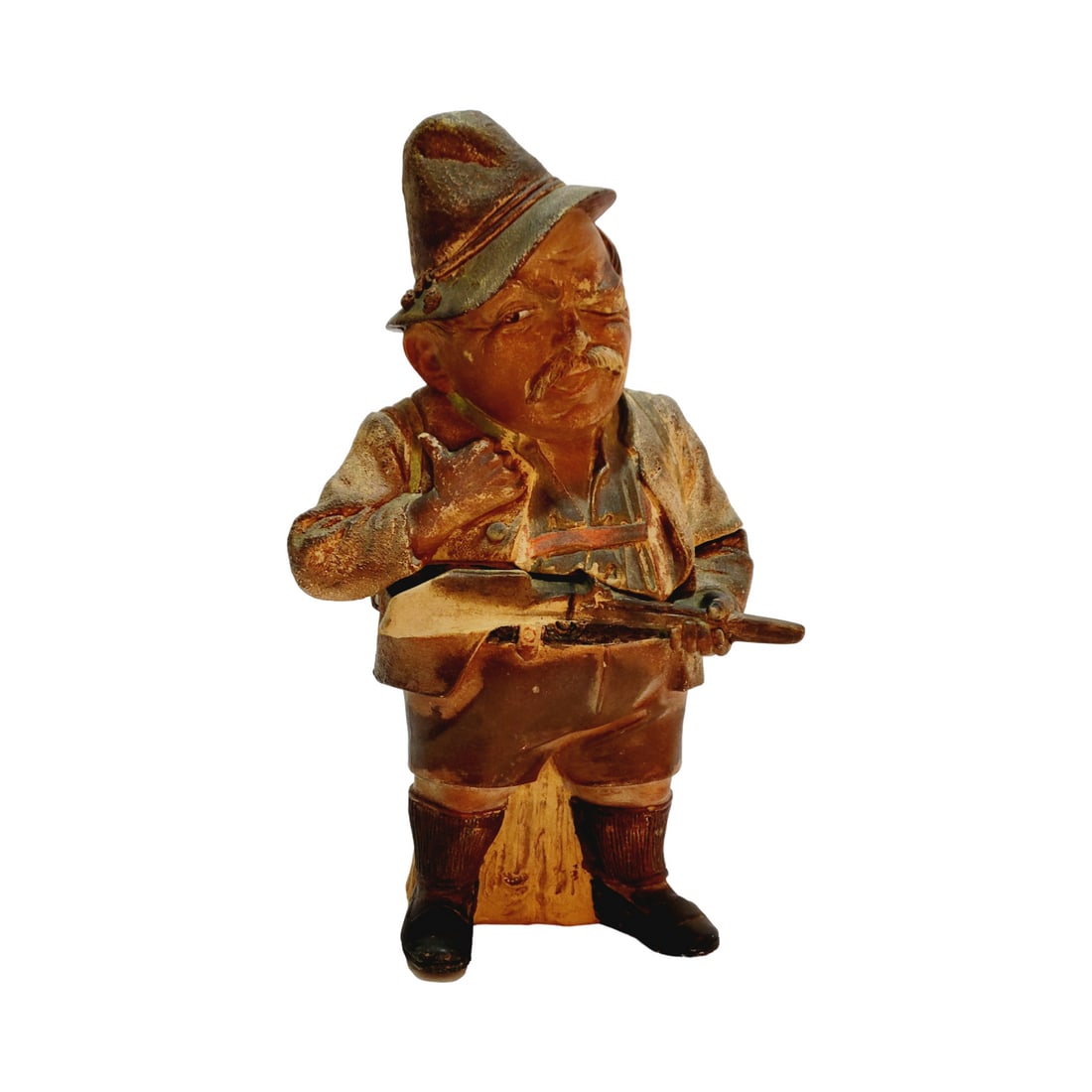 10.0" Tobacco Jar, Hunter Auction