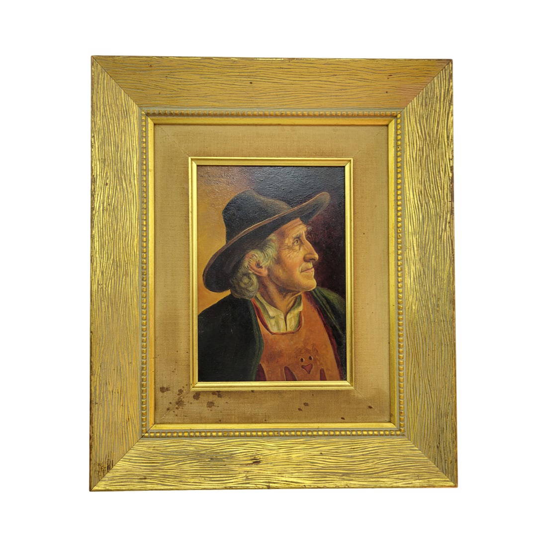 Oil On Board, German Artwork, Walter Roessler Art Of German Gentleman ...