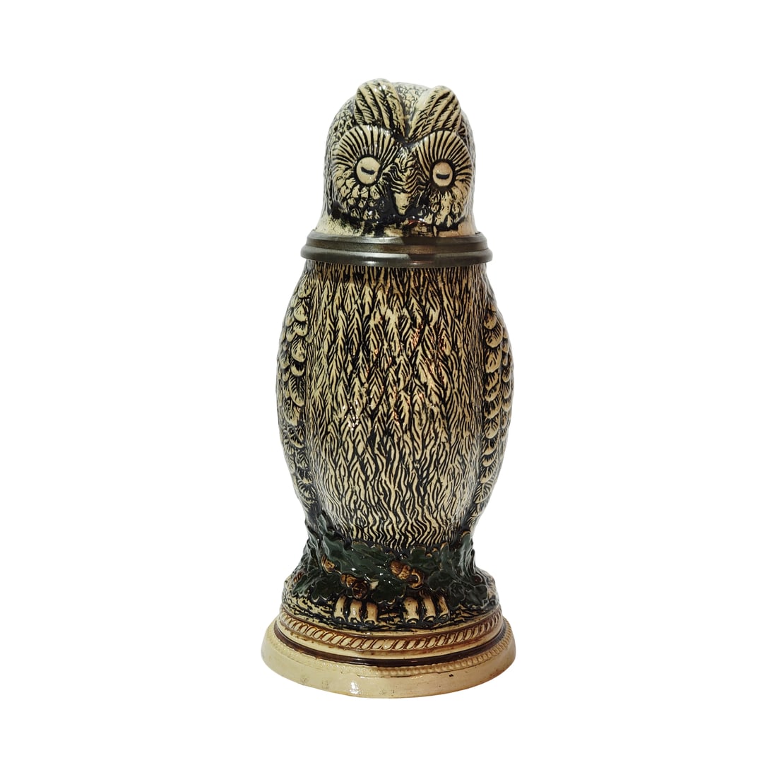 Character Stein #xiv, German Beer Stein, Owl Auction