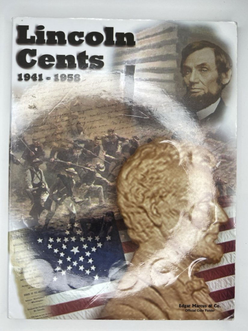 Complete Lincoln Cents Book 1941 1958 Series
