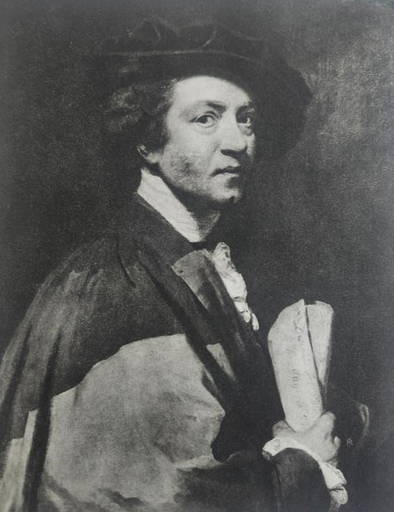 Introspective Gaze: Self Portrait Gravure By Sir Joshua Reynolds