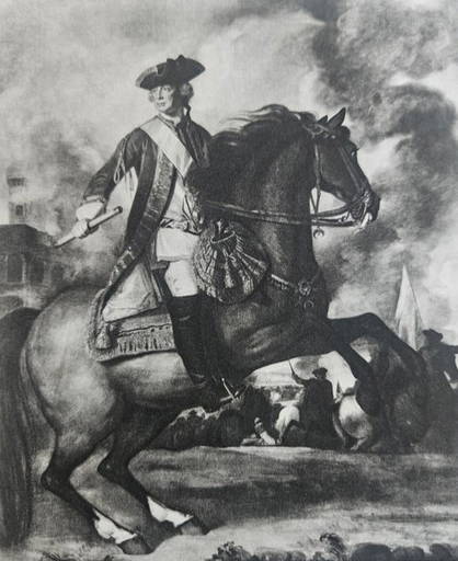 Commanding Military Leader: Lord Ligonier Gravure By Sir Joshua Reynolds