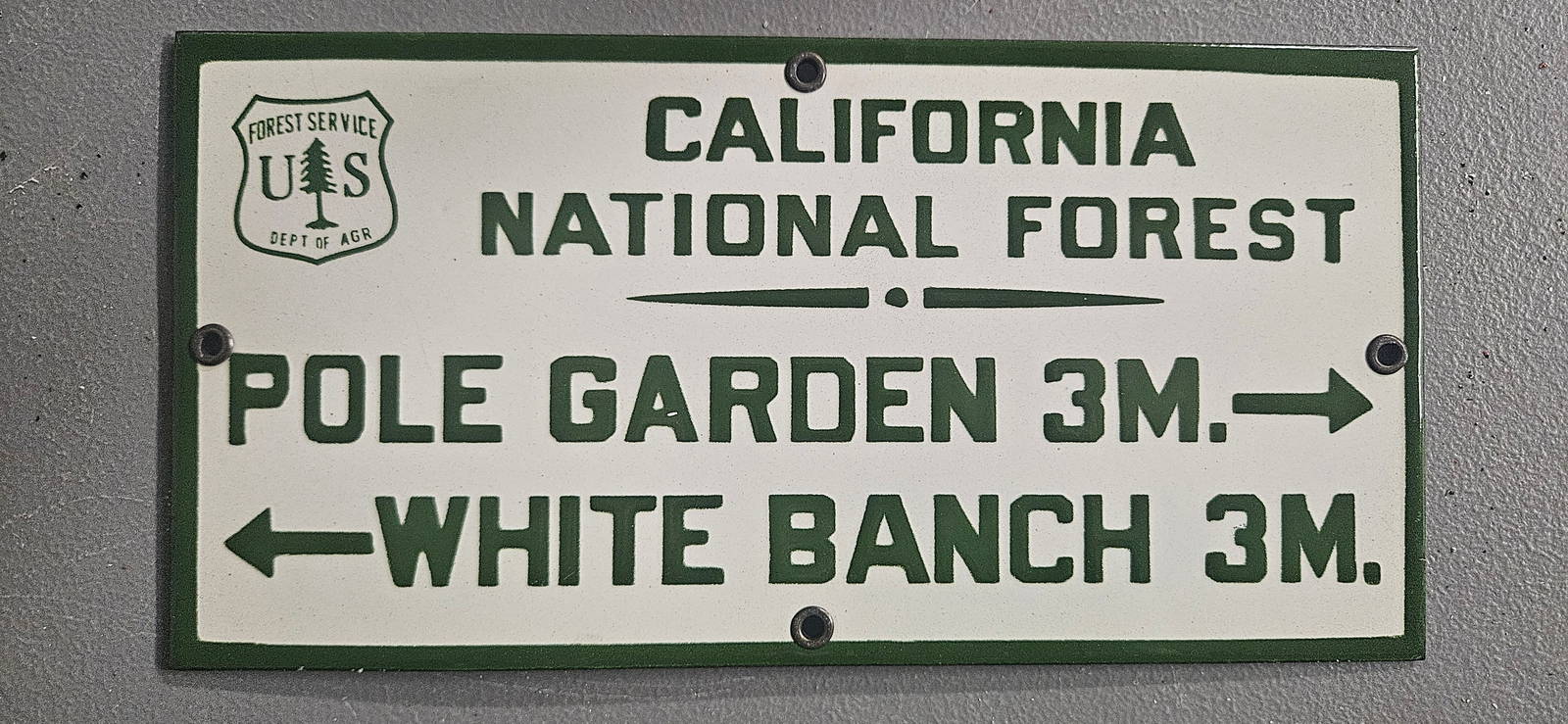 Handmade Reproduction U.s. Forest Service Signs: California National ...