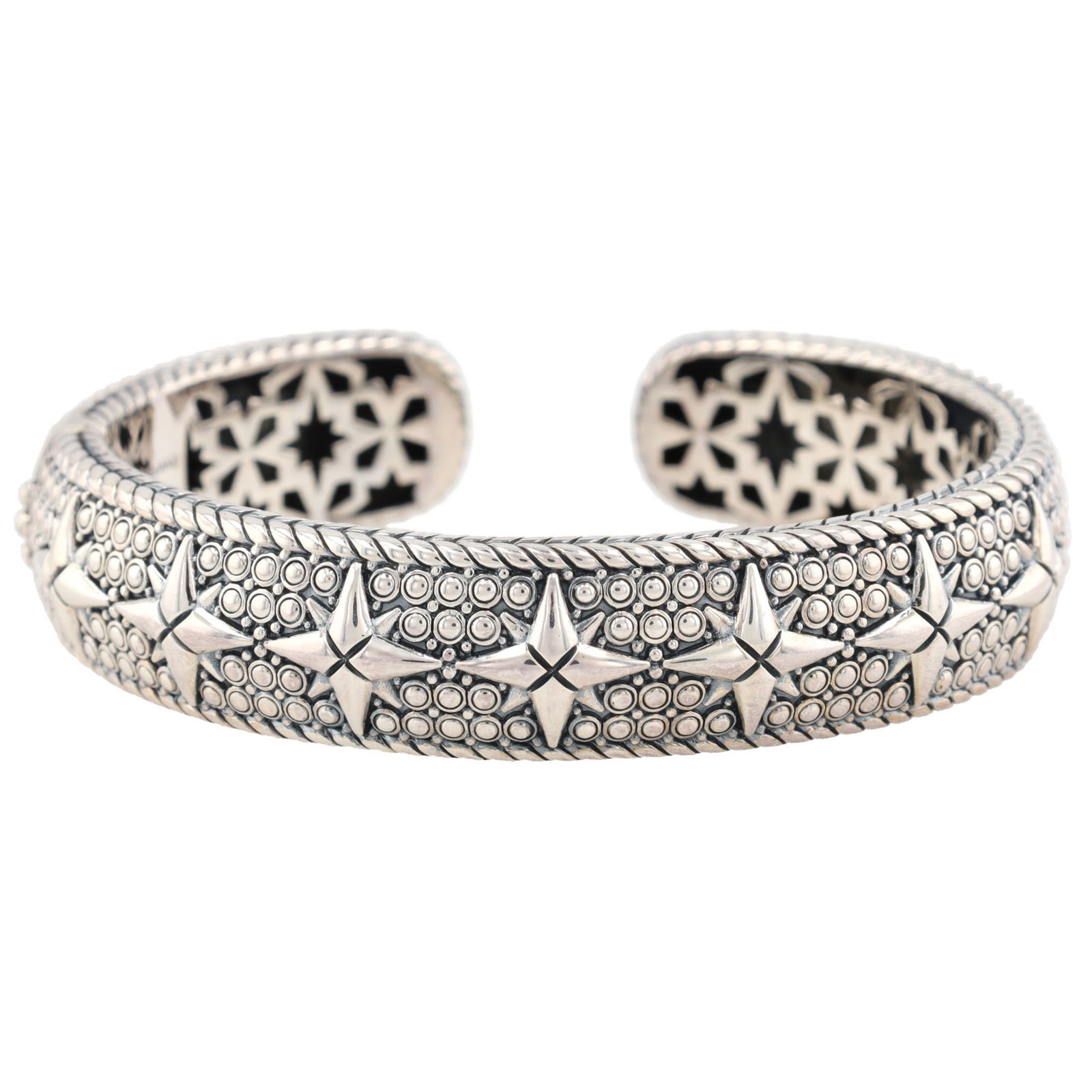 Jai John Hardy Sterling Silver Star "i Wish I May I Wish I Might" Cuff ...