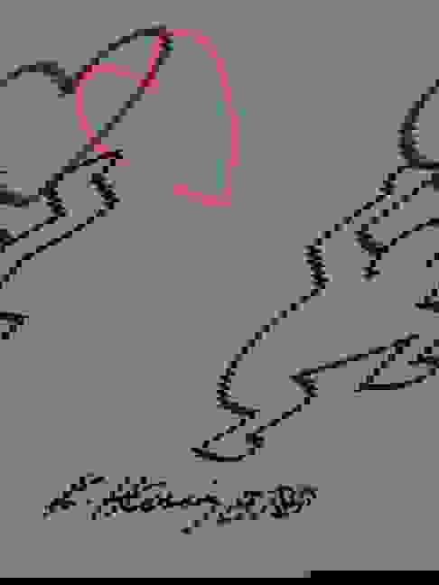 Keith Haring, Hand Signed, Drawing Auction