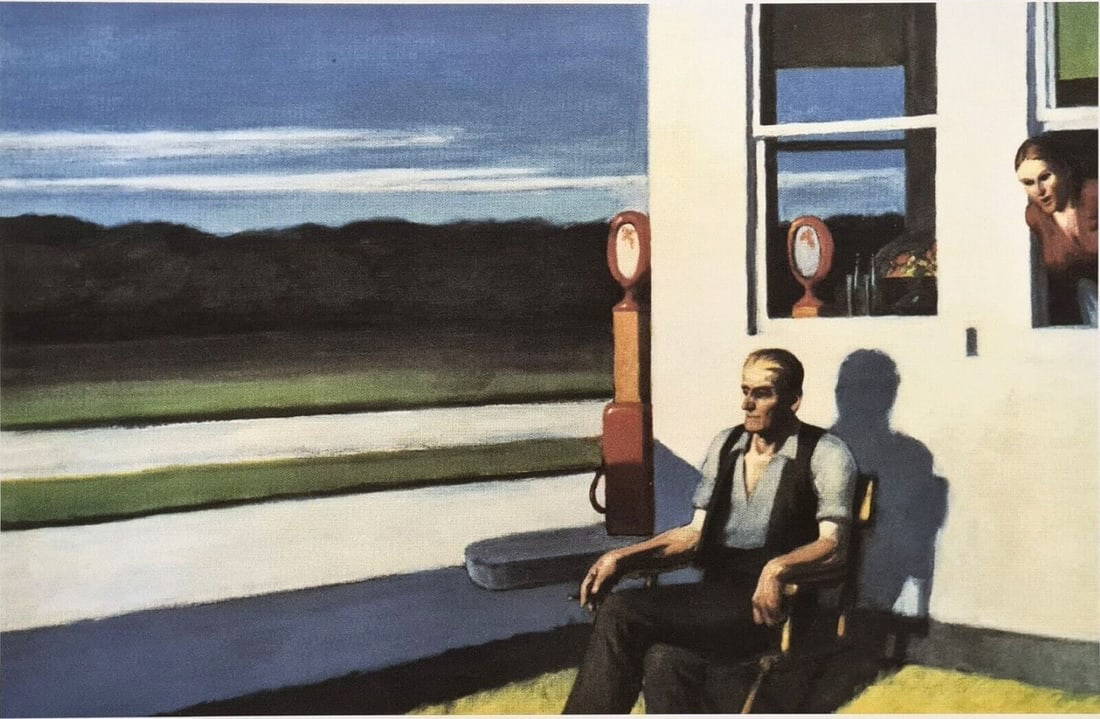 Edward Hopper , Chair Car , Lithography Art Print Limited Auction