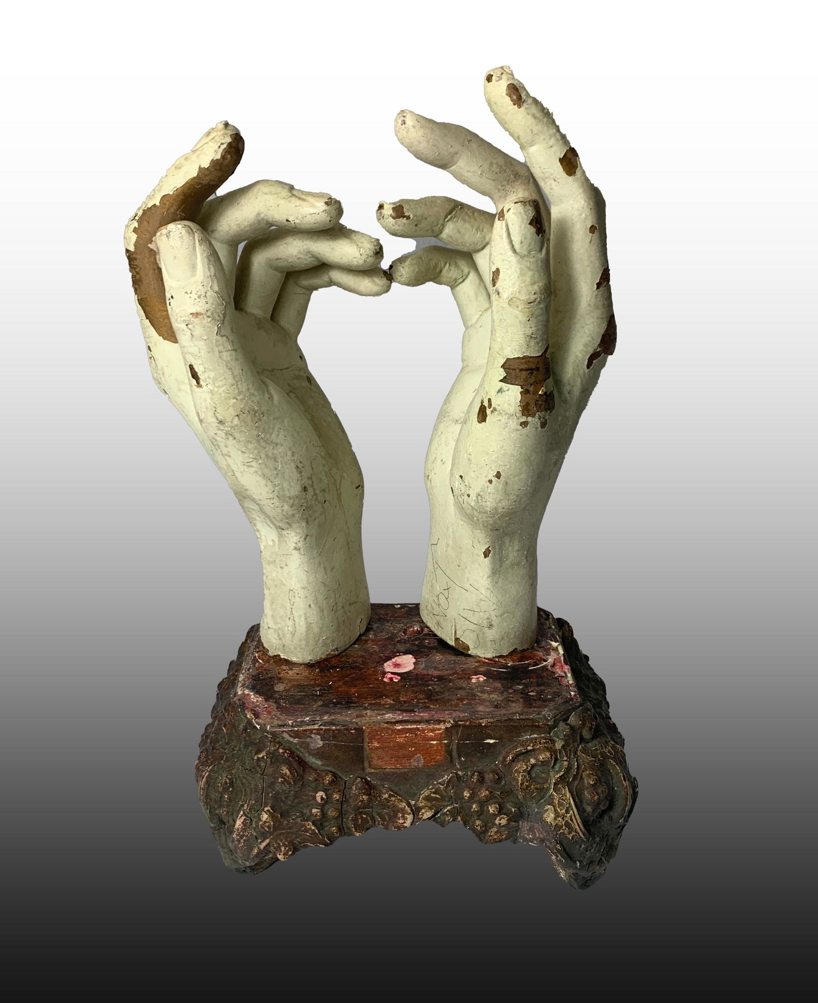 18th c Italian Carved Wood Hands in Original Paint - Jul 12, 2020 ...