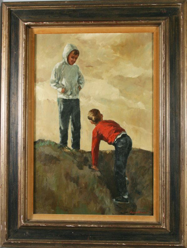 484: Gunner Anderson (1927 - ) Oil On Canvas