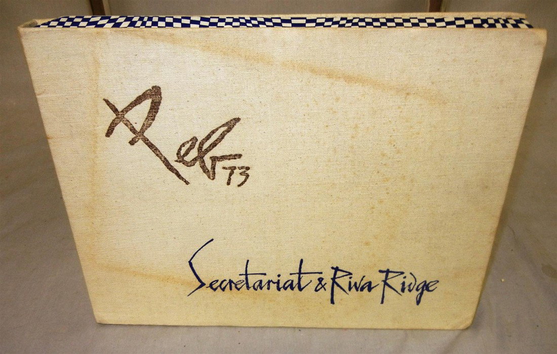 Pierre Bellocq, Secretariat & Riva Ridge Caricature