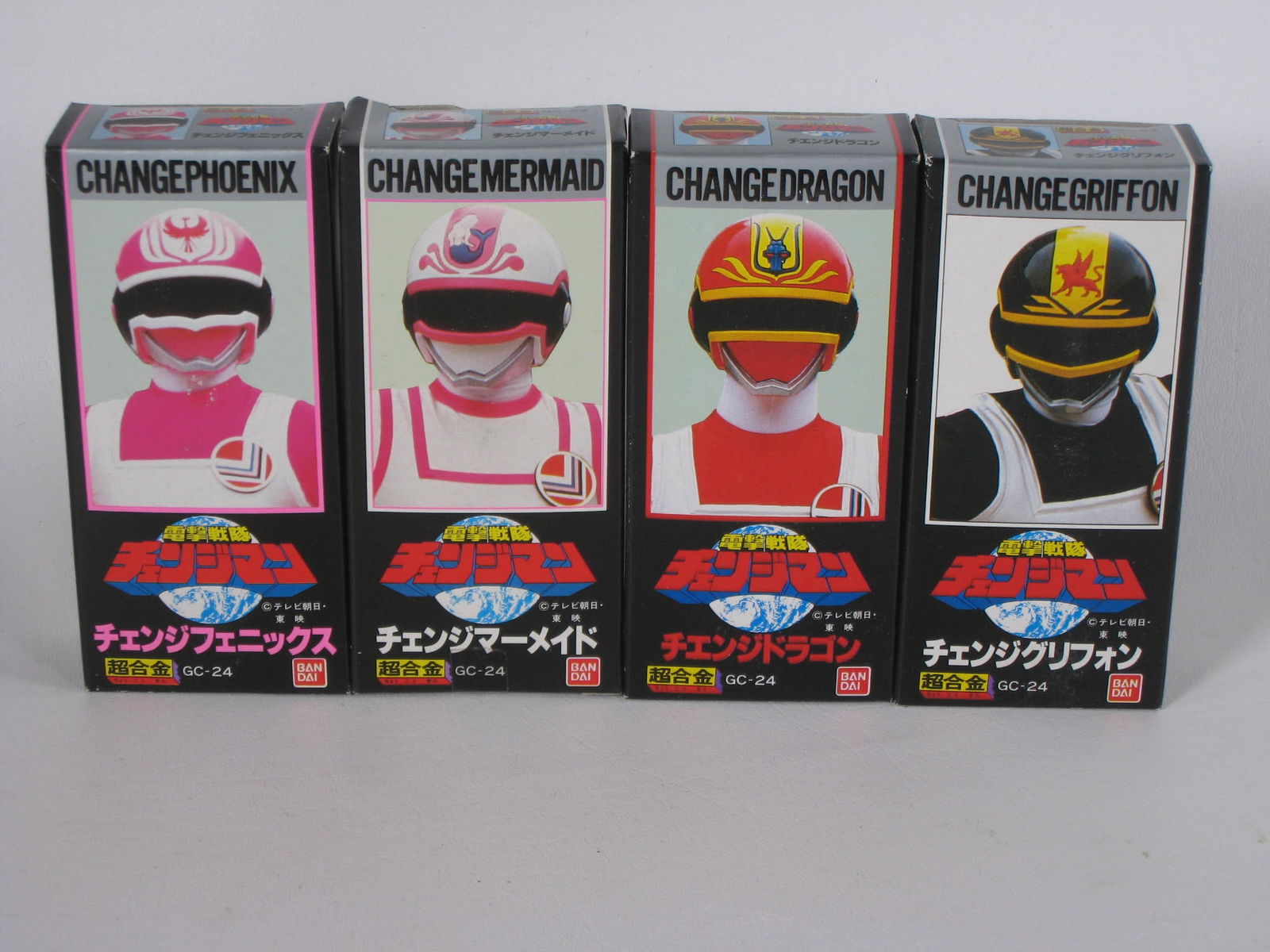 Changeman Chogokin Gc-24 Figures, Pre Power Rangers Toys Auction