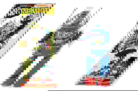 Rare Rosko Tin Litho Batt. Op. Astronaut Robot Near New Boxed Auction