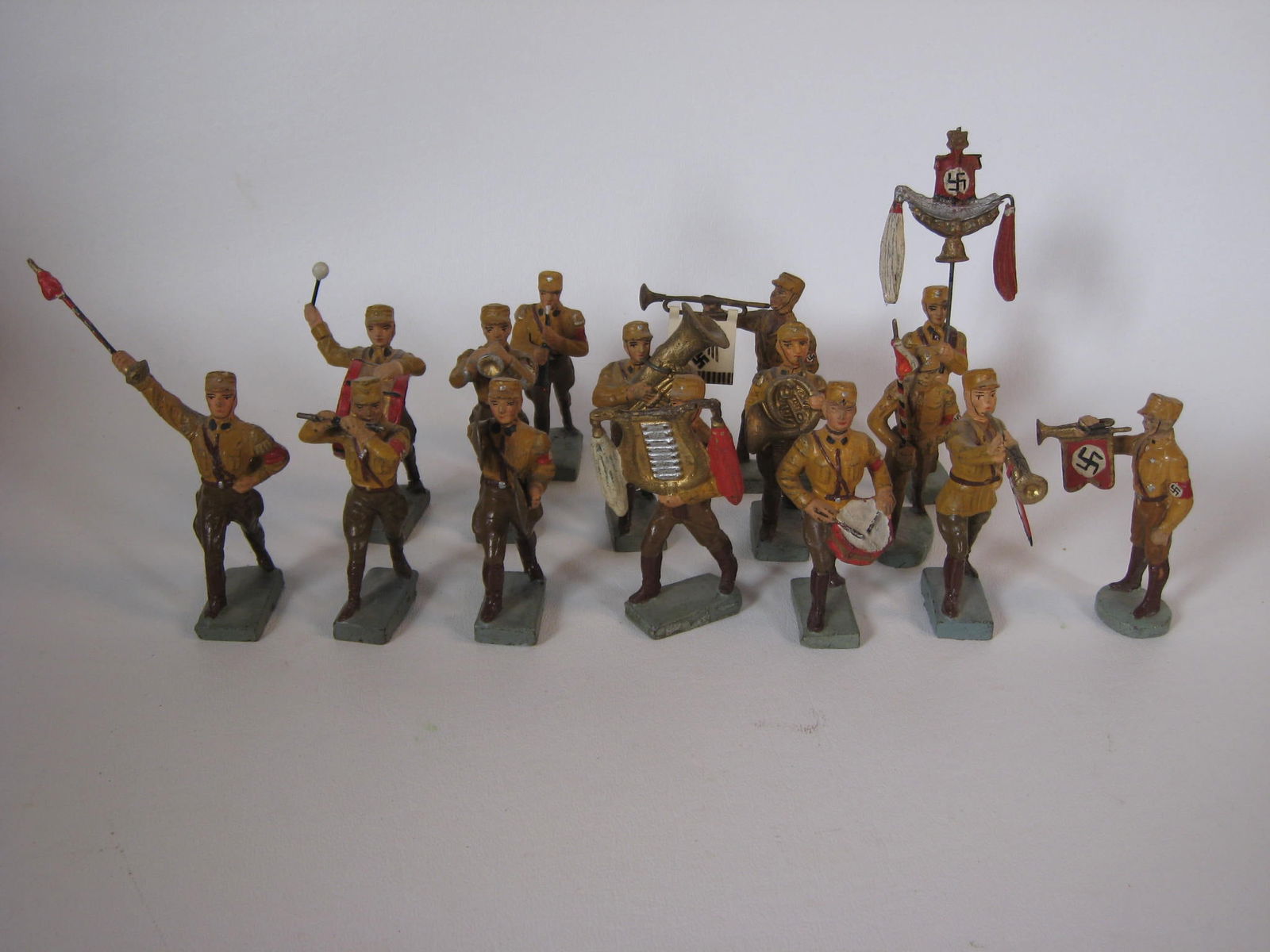 15 Lineol German Brown Shirt Soldiers Marching Band Composition Wwii ...