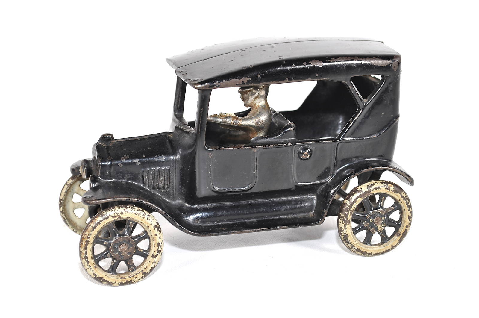 Arcade Open Touring Cast Iron Car, Original With White Tires Auction