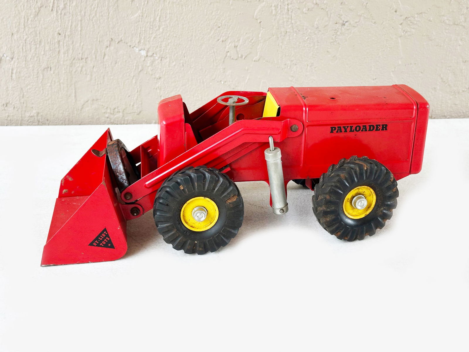Ny-lint Payloader Bucket Loader Pressed Steel Toy Auction