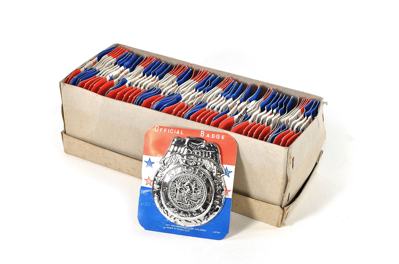 Japan Special Police Metal Badge Store Display 6 Dozen Moc Auction