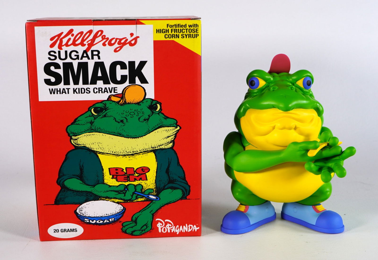 Sugar Smack Bigem 8 Vinyl Figure Cereal Killers Series Popaganda Signed By Ron English Auction