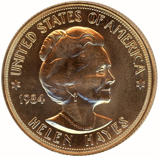 1984 Helen Hayes American 1 Ounce Gold Coin Auction