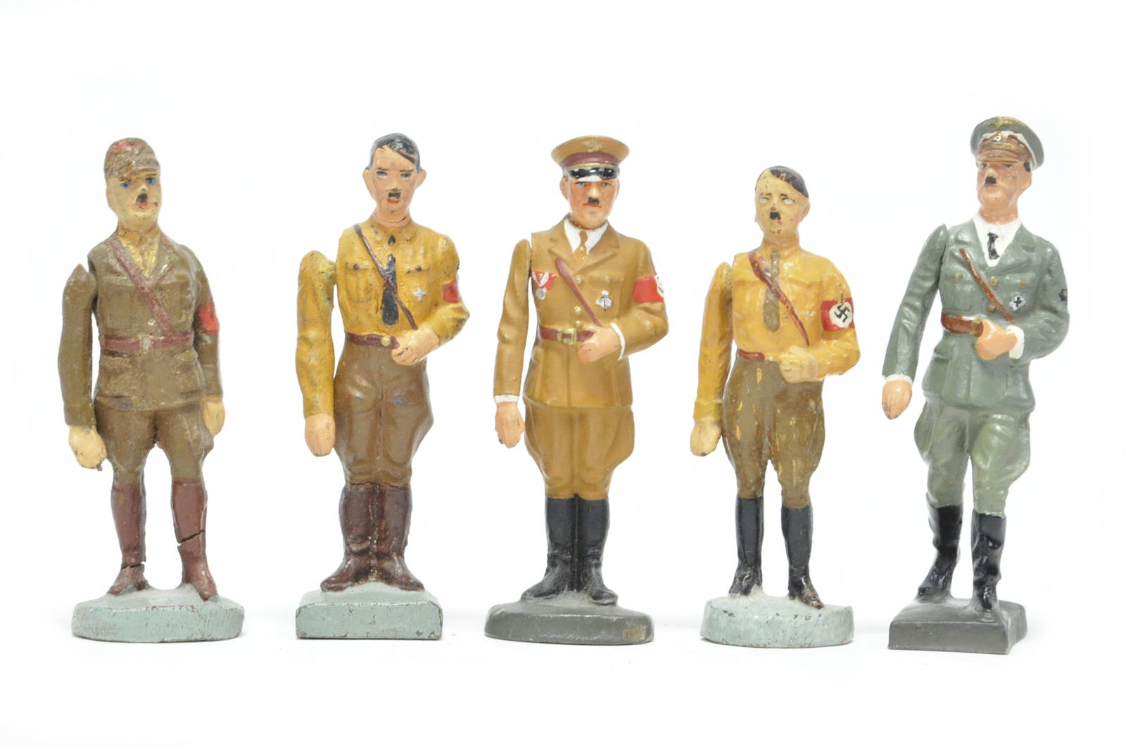 Lot Of Hitler Composition Hitler Figures In Brown Shirts Auction