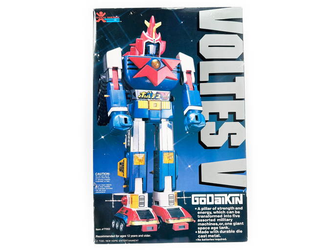 Godaikin Voltes V Diecast Robot By Bandai Popy