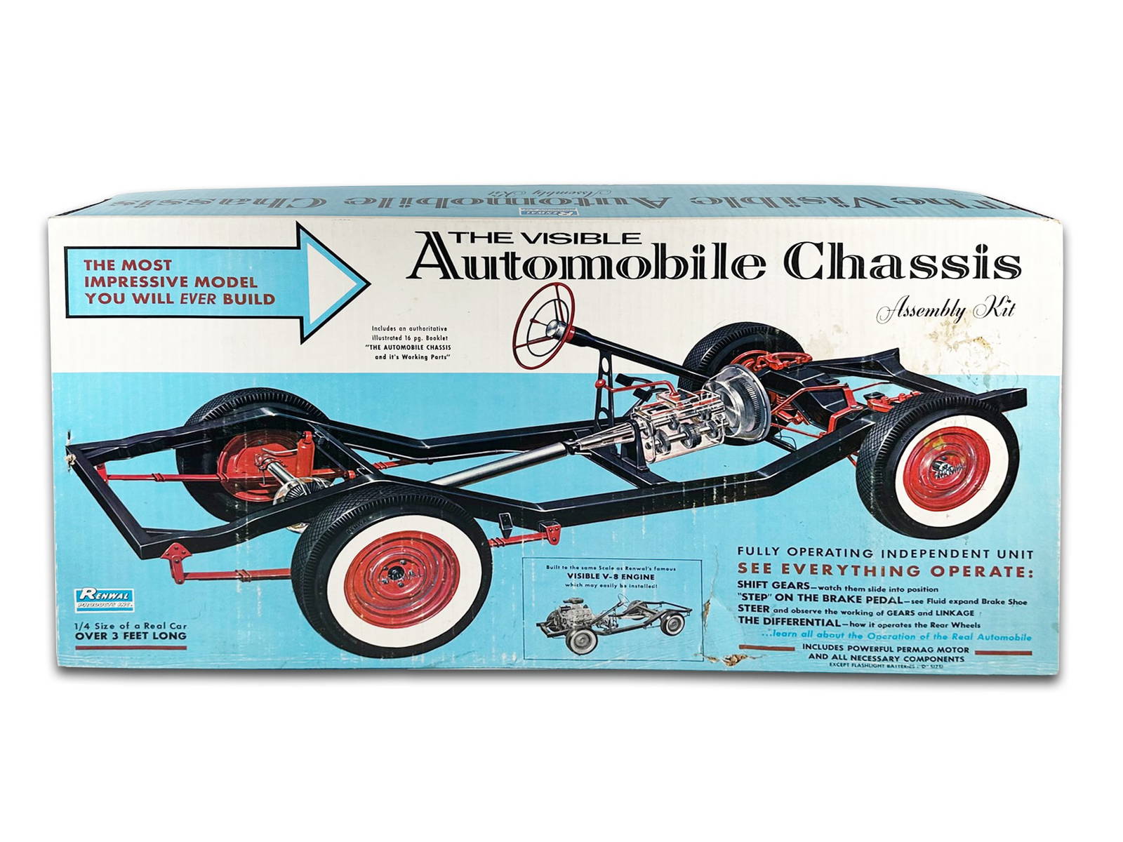 Incredible The Visible Automobile Chassis Assembly Kit By Renwal Auction