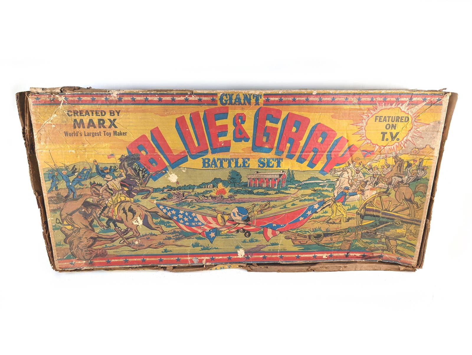 Marx Giant Blue & Gray Civil War Battle Playset Auction