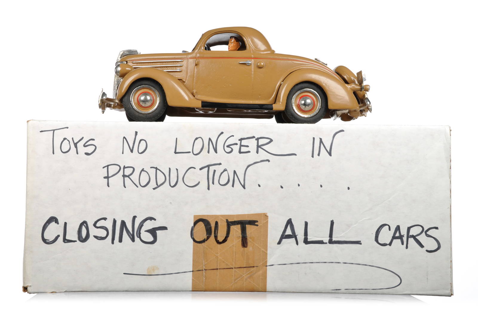 Tom Sehloff Cast Iron 1936 Deluxe Ford Coupe W/rumble Seat 12/200 Auction