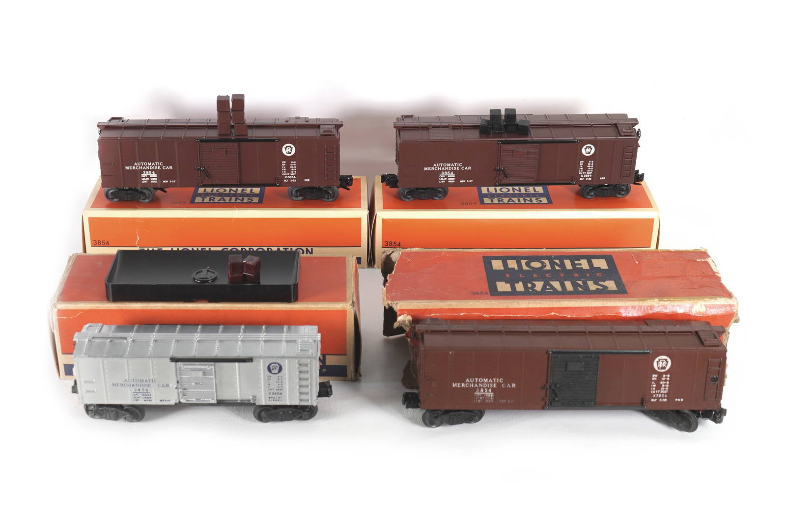 Lionel Operating Merchandise Cars 3454 3854 "o" Gauge 3854 "o" Gauge ...