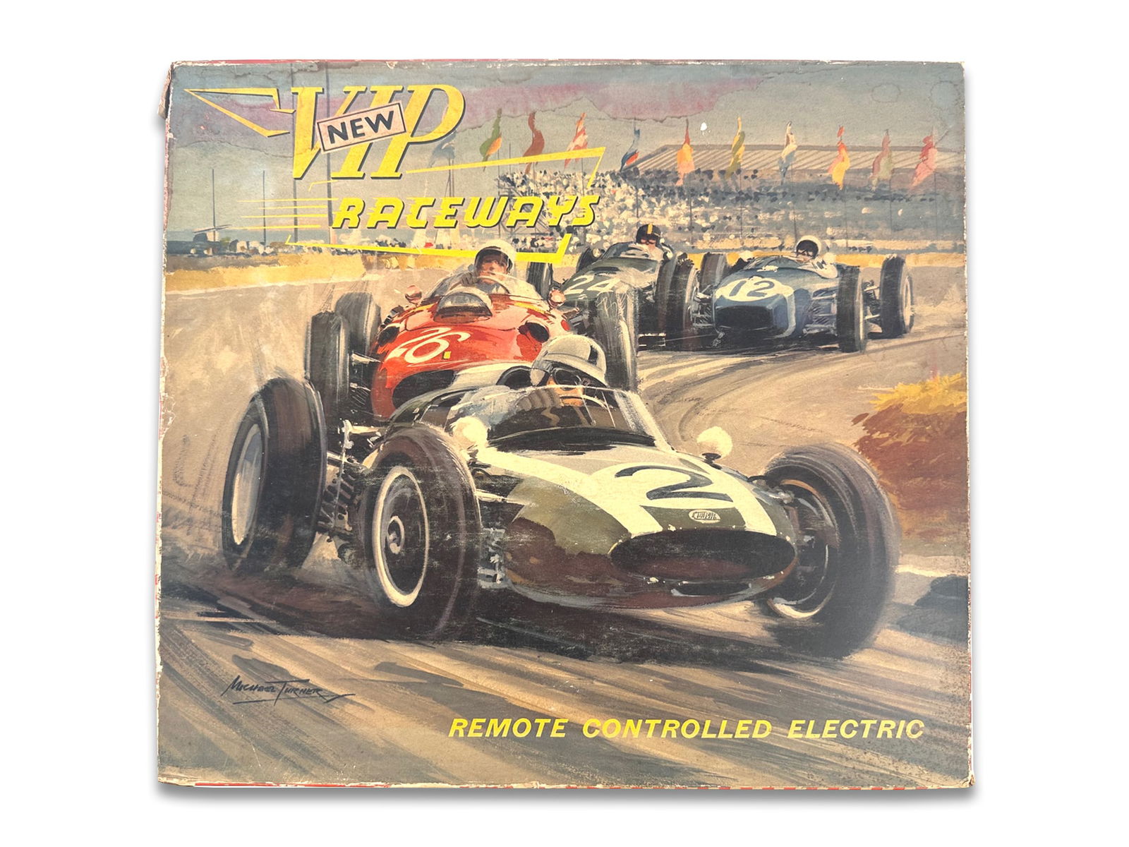 Vip Raceways Slot Cars, Victory Industries Race Car Toys Auction