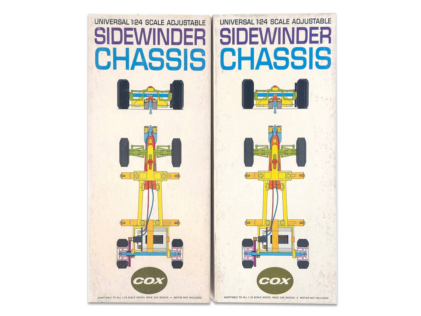 Cox Sidewinder 1/24 Universal Chassis Boxed Slot Set Auction