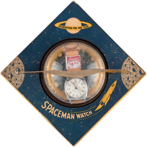 "captain Liberty Spaceman Watch" Boxed Display.