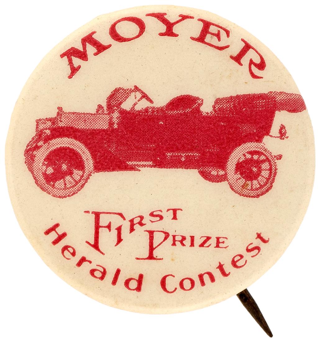 MOYER TOURING CAR GIVEN AS FIRST PRIZE IN SYRACUSE