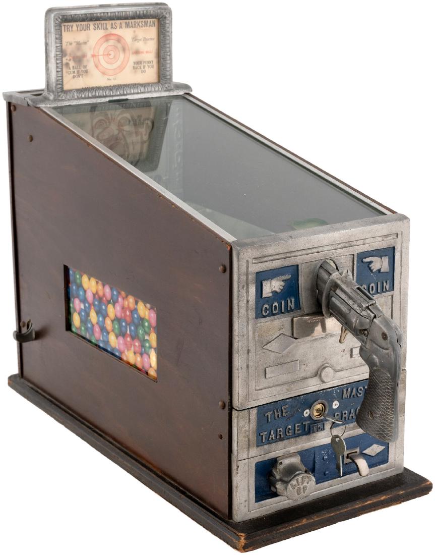 WORLD WAR II ANTI-AXIS "HIT HITLER" ARCADE TARGET GAME.
